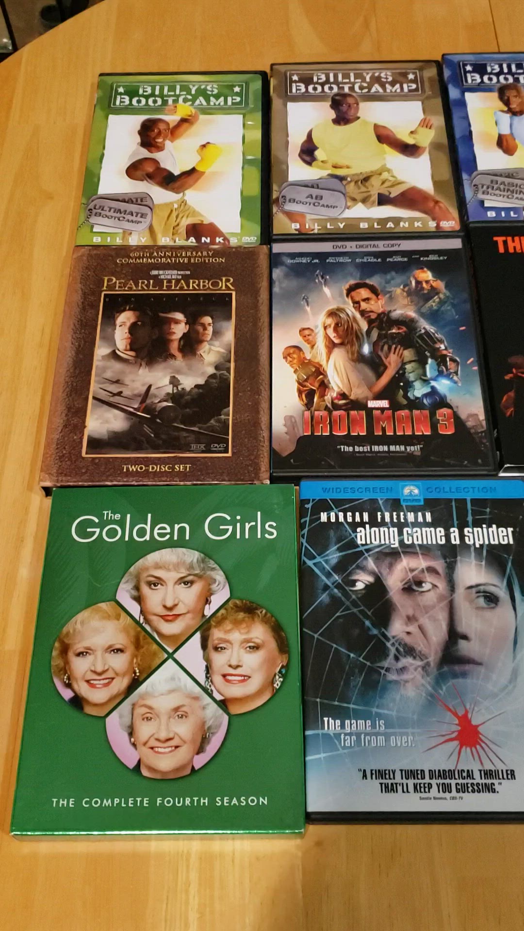 Used 21 DVDs & 2 Blu Ray