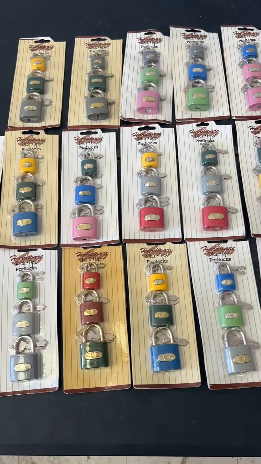 20 Packages Of 3 Padlock Sets