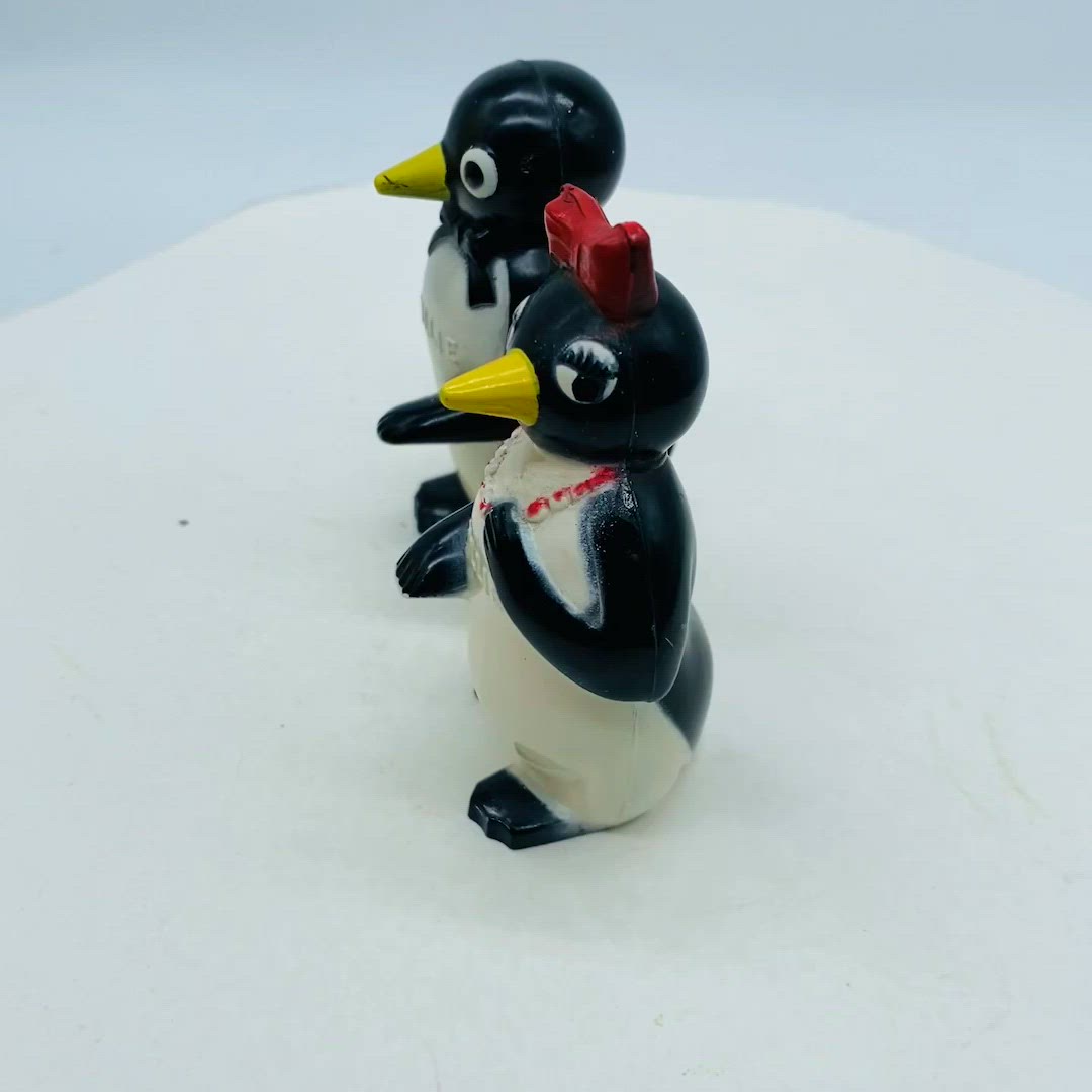 Vintage 1950's Kool Cigarettes Willie and Millie Penguin Salt and ...